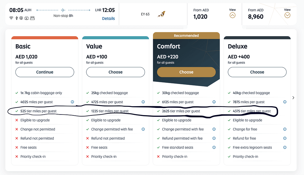 How do I get Etihad Guest Platinum Tier status? - The Expat Flyer